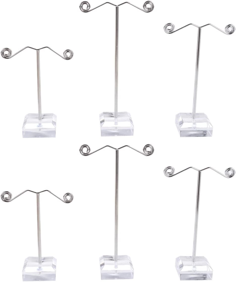 4PCS Acryl Ohrringhalter Schmuckständer Ohrring ständer fur Ohrschmuck ...