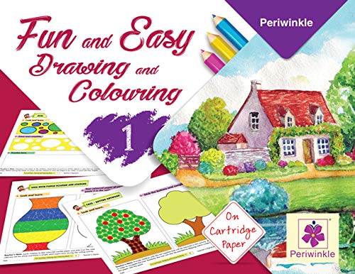 Buy Periwinkle Fun and Easy Drawing and Colouring - 1 | 5-7 years Book ...