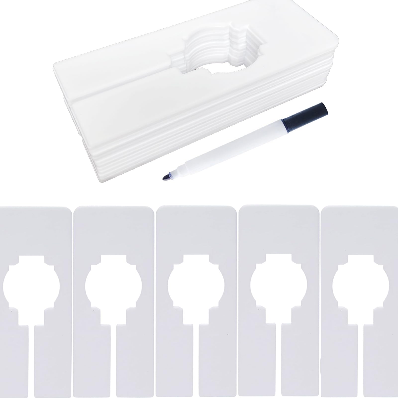 Color Coded Closet Dividers 30-Pack Colorful Closet Dividers With ...