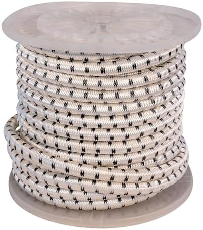 T.W Evans Cordage SC-104-050 1/4-Inch by 50-Feet Elastic Bungee Shock ...