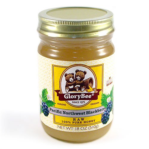 Amazon.com : Raw Blackberry Honey: GloryBee 18oz. : Condiments ...