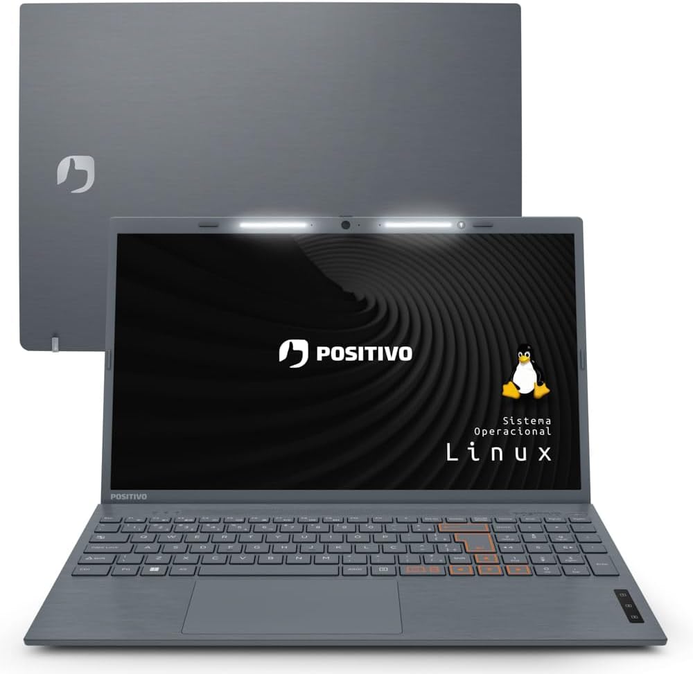 Notebook Positivo Vision C15 Intel® Celeron® Dual Core™ Linux 8GB 240GB SSD 15” HD Lumina Bar ...