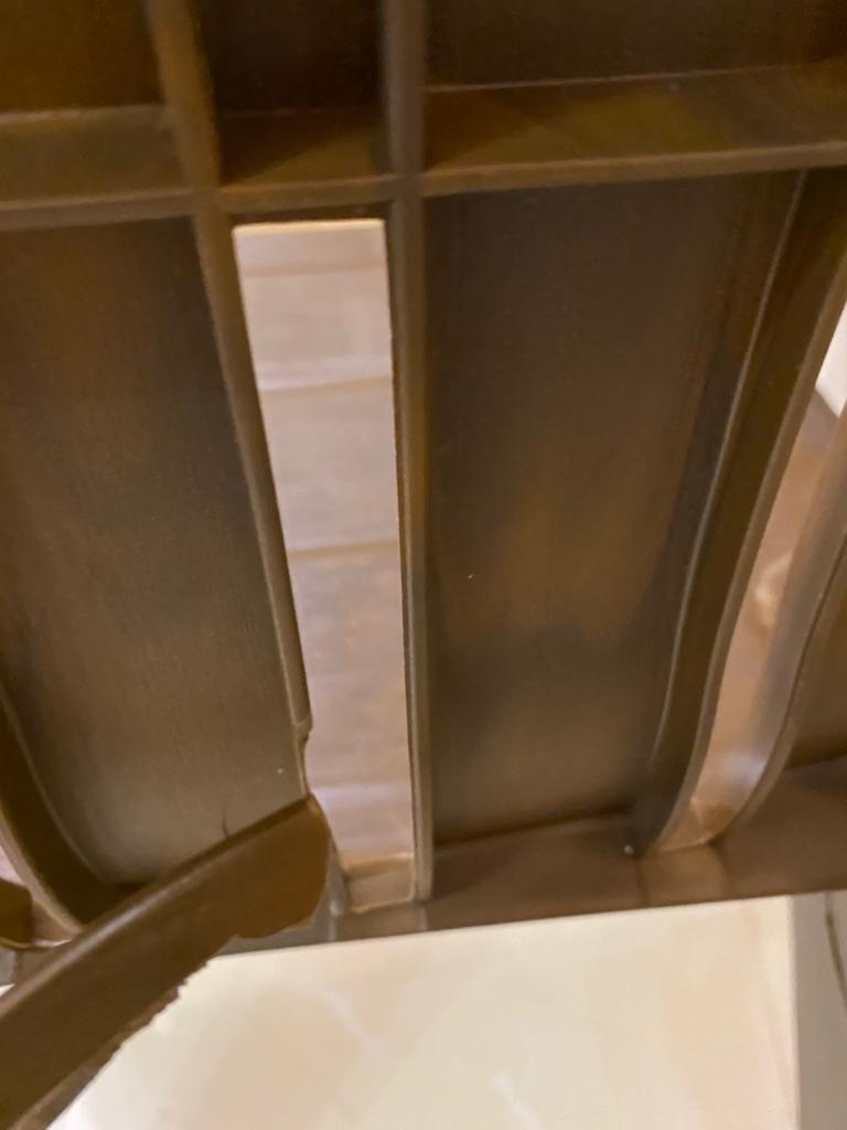 Lumber Back Support Chair Set Of 02 Wood Color (1St Time In India) By ...