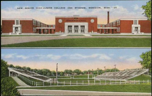 Meridian High School & Junior College Football Stadium (Vintage ...