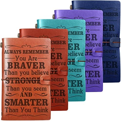 Amazon.com : Sabary 5 Pcs Graduation Gifts Leather Notebooks ...