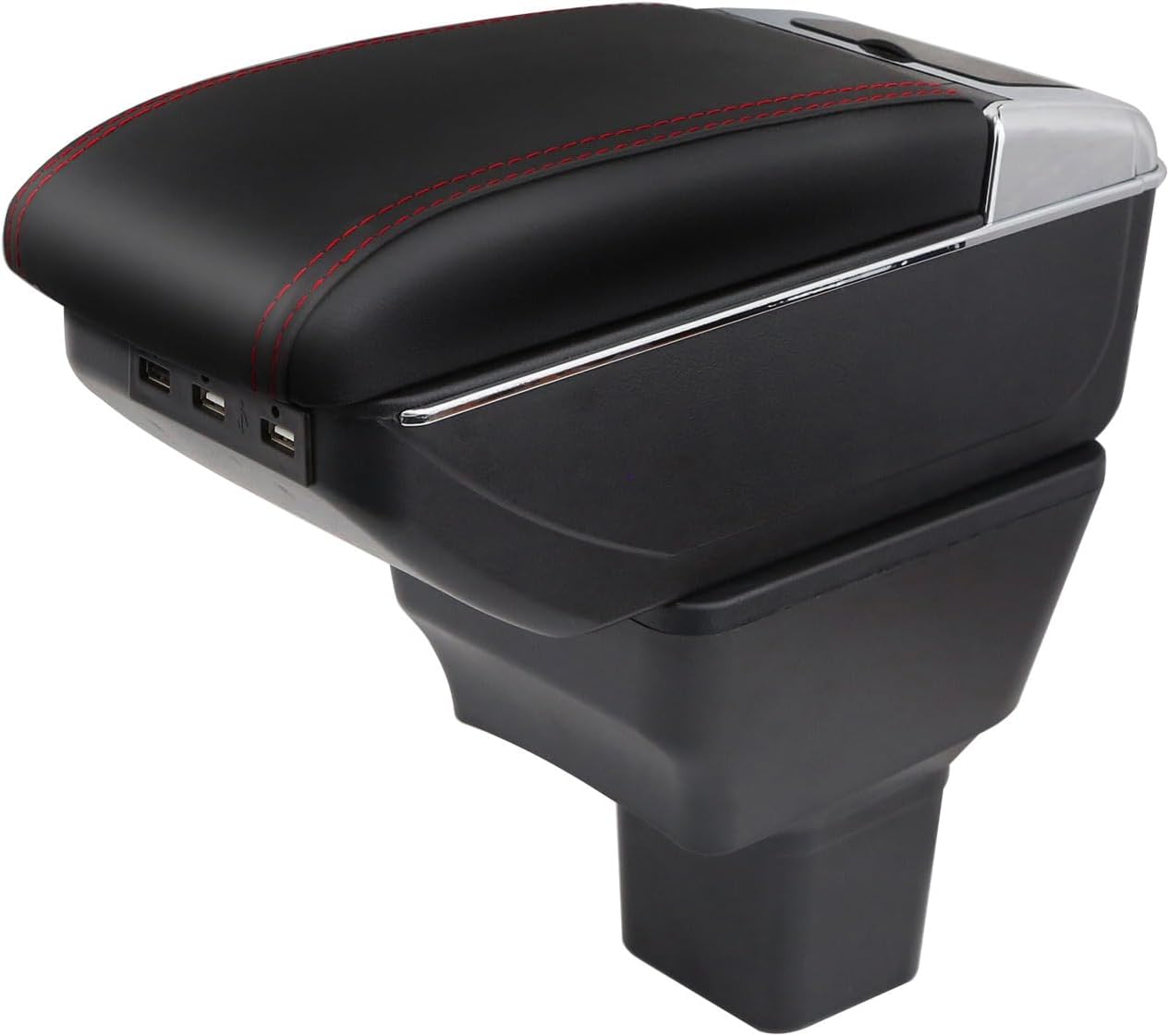 for Nissan Kicks 2016-2021 Dual Layer Car Armrest Interior Storage Box ...
