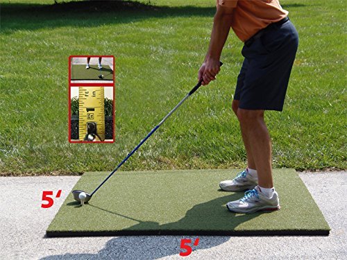 Buy Duffer 5x5 Golf Practice Mat Indoor Outdoor Heavy Duty Use Nylon ...