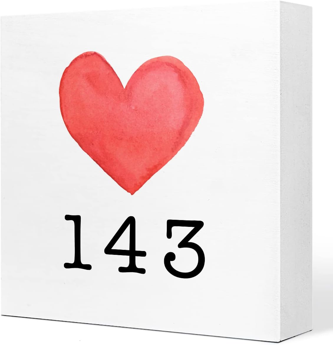 143 I Love You Gifts,Valentine's Day Wood Table Sign,Love Wooden Decor ...