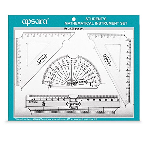 Apsara Student Mathematical Instrument Set : Amazon.in: Office Products