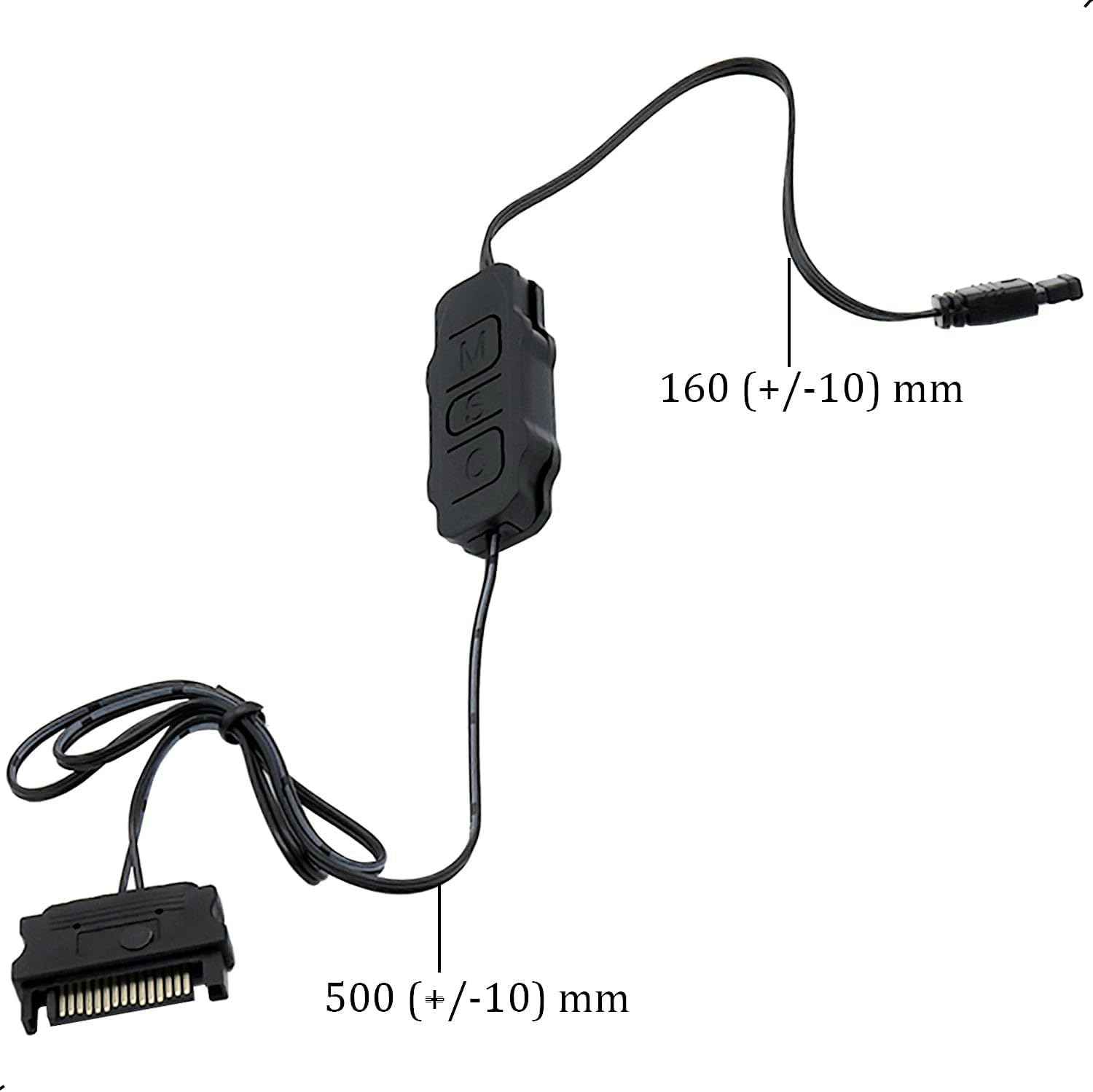 Snapklik.com : ARGB PC Fans Controller Kit, 5V 3Pin Mini ARGB Splitter ...