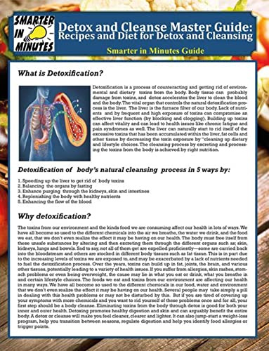 Detox and Cleanse Master Guide: Recipes and Diet for Detox and ...