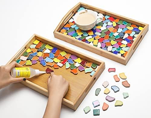Amazon.com: Lanyani DIY Mosaic Tiles Kit for Crafts for Adults ...