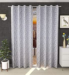 Buy MallowWorld® Luxury Velvet Texture Curtains for Living Room Privacy ...