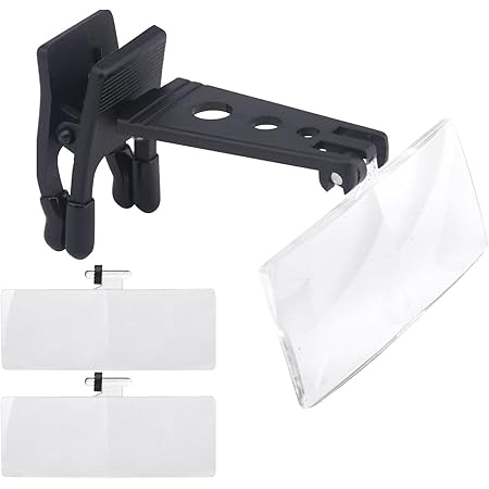 Amazon.com: iayokocc Clip on Magnifier, 1.5X 2.5X 3.5X Magnification ...