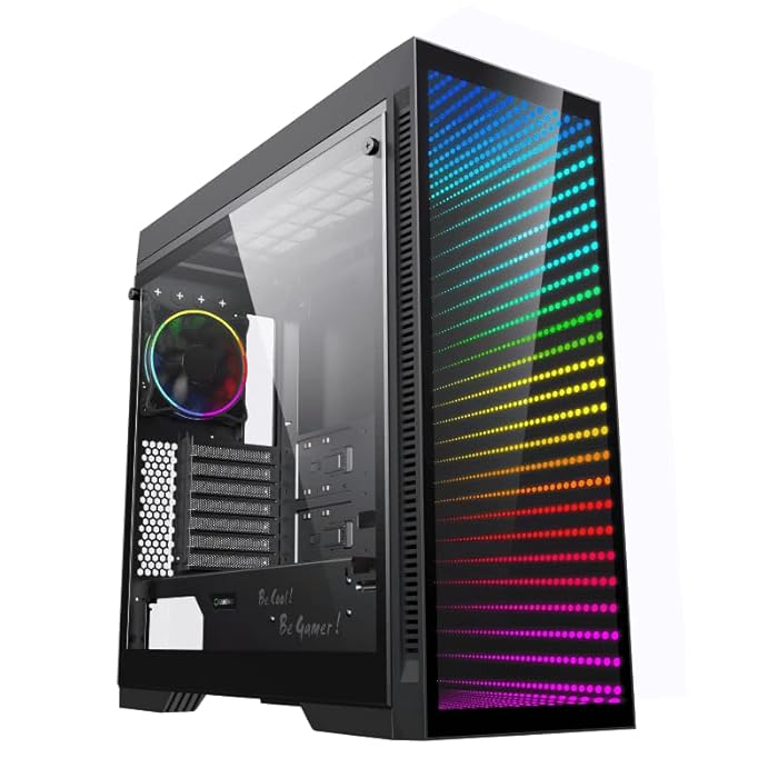 Buy GameMax Abyss ARGB PC Gaming Case, E-ATX, 1 x 120mm Mirage ARGB Fan ...