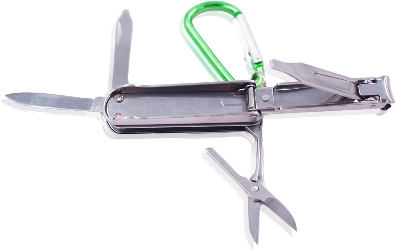 Amazon.com : 5 in1 Multi Tool Nail Clippers,Keychain,Scissors,Nail ...