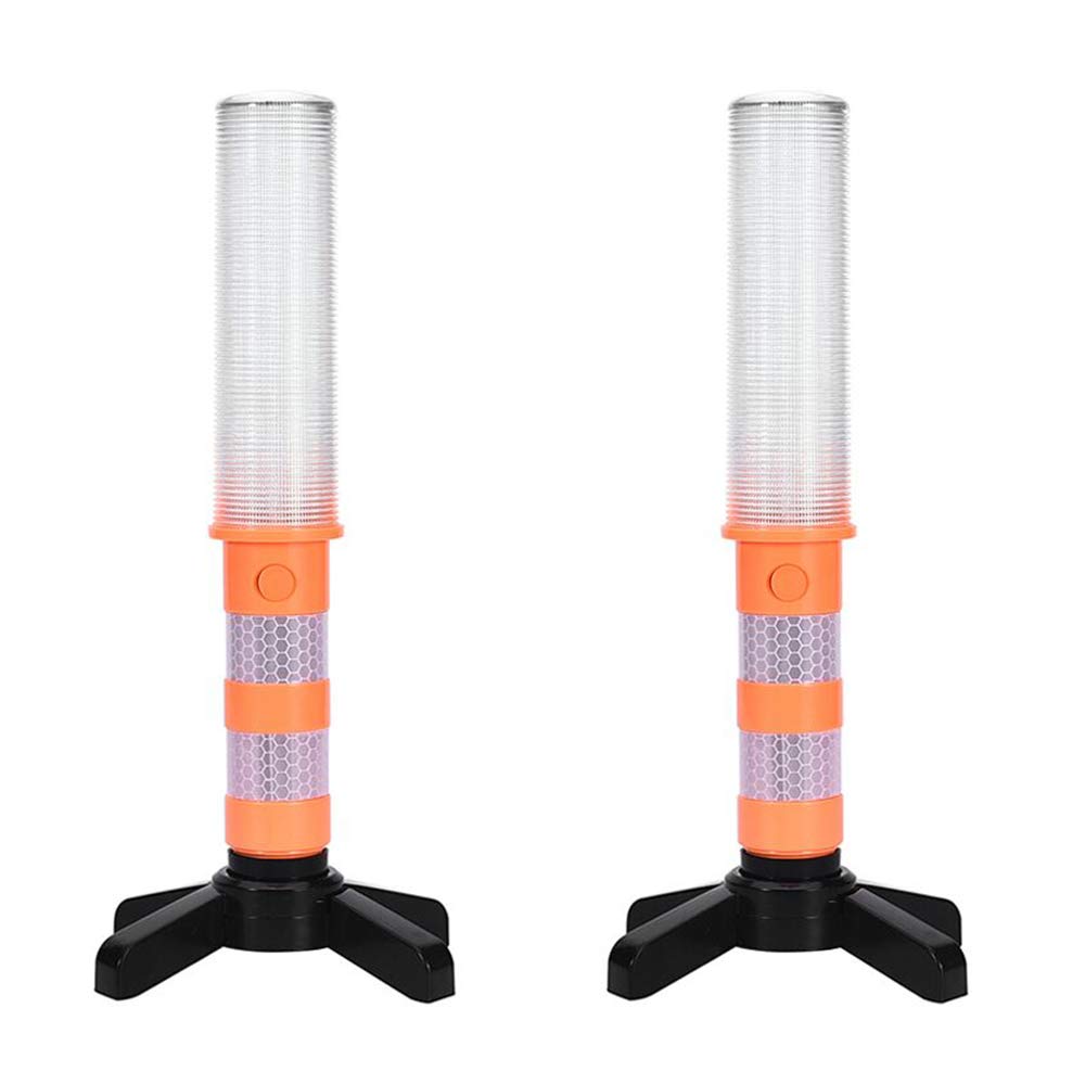 Buy 2 Pack FISHNU Led Traffic Baton Flashlight,Handheld Magnetic Car ...