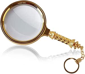 Amazon.com: NAHDU Handheld Metal Handle Old Man Reading Looking at ...