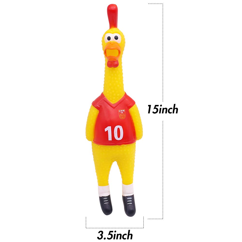 Snapklik.com : 14inch Rubber Chicken Grade Latex Squeeze Chicken Prank ...