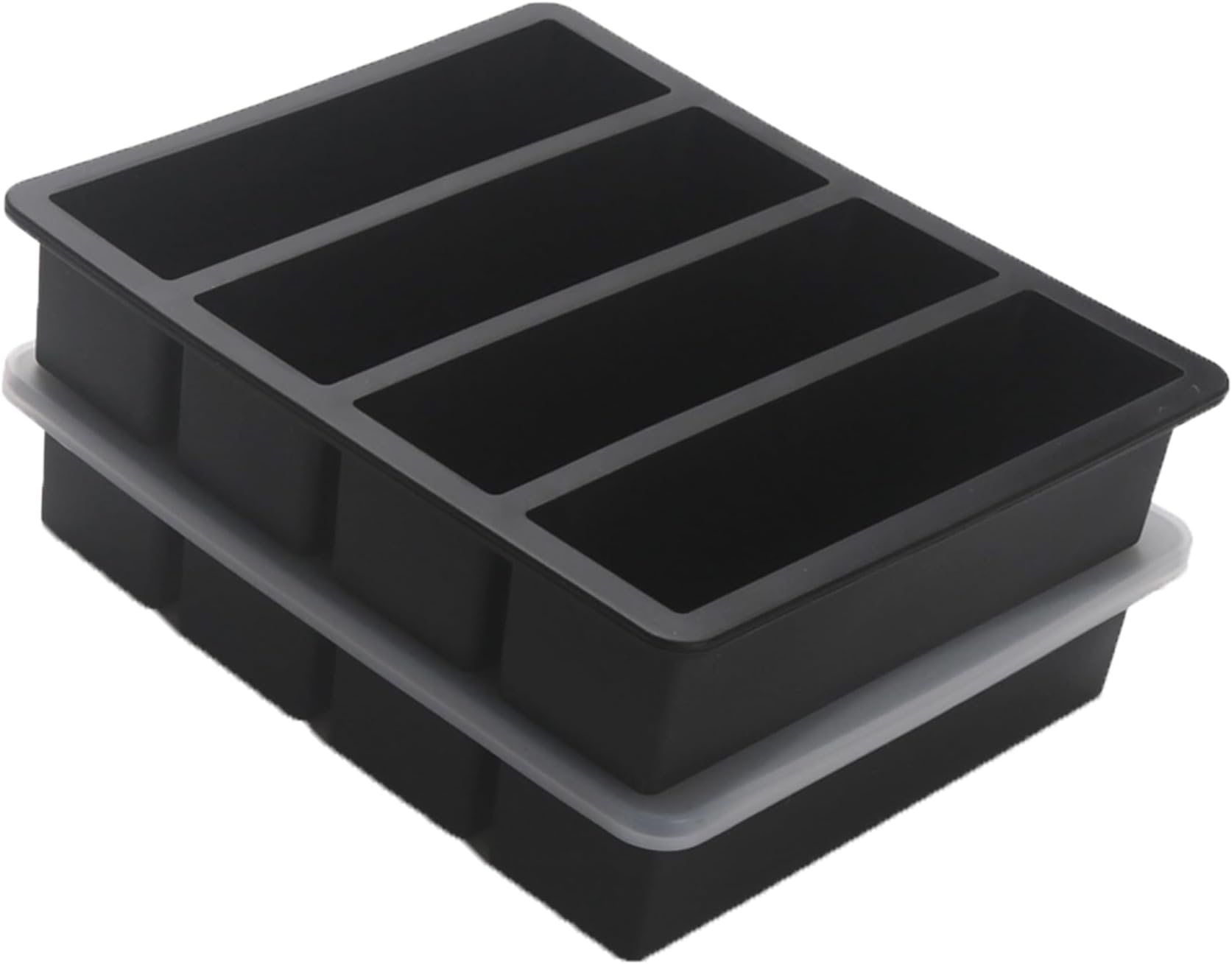 Amazon.com: Webake Silicone Freezer Tray with Lid, 2 Cup Ice Cube Tray ...