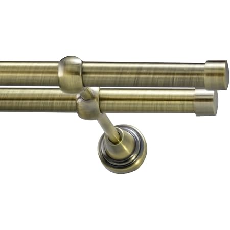 Your Home Online Metal Double Eyelet Curtain Pole Rod Diameter 19mm ...