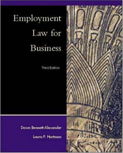 Amazon.com: Employment Law for Business: 9780072314038: Dawn Bennett ...