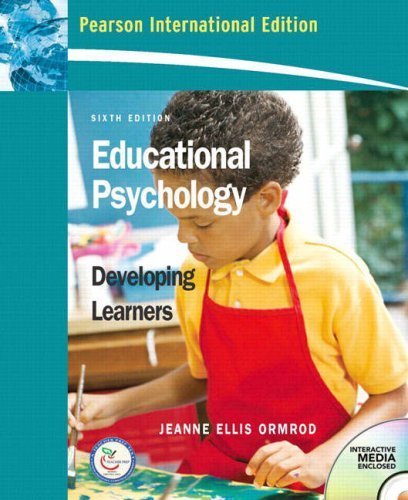 Buy Educational Psychology: Developing Learners: International Edition ...