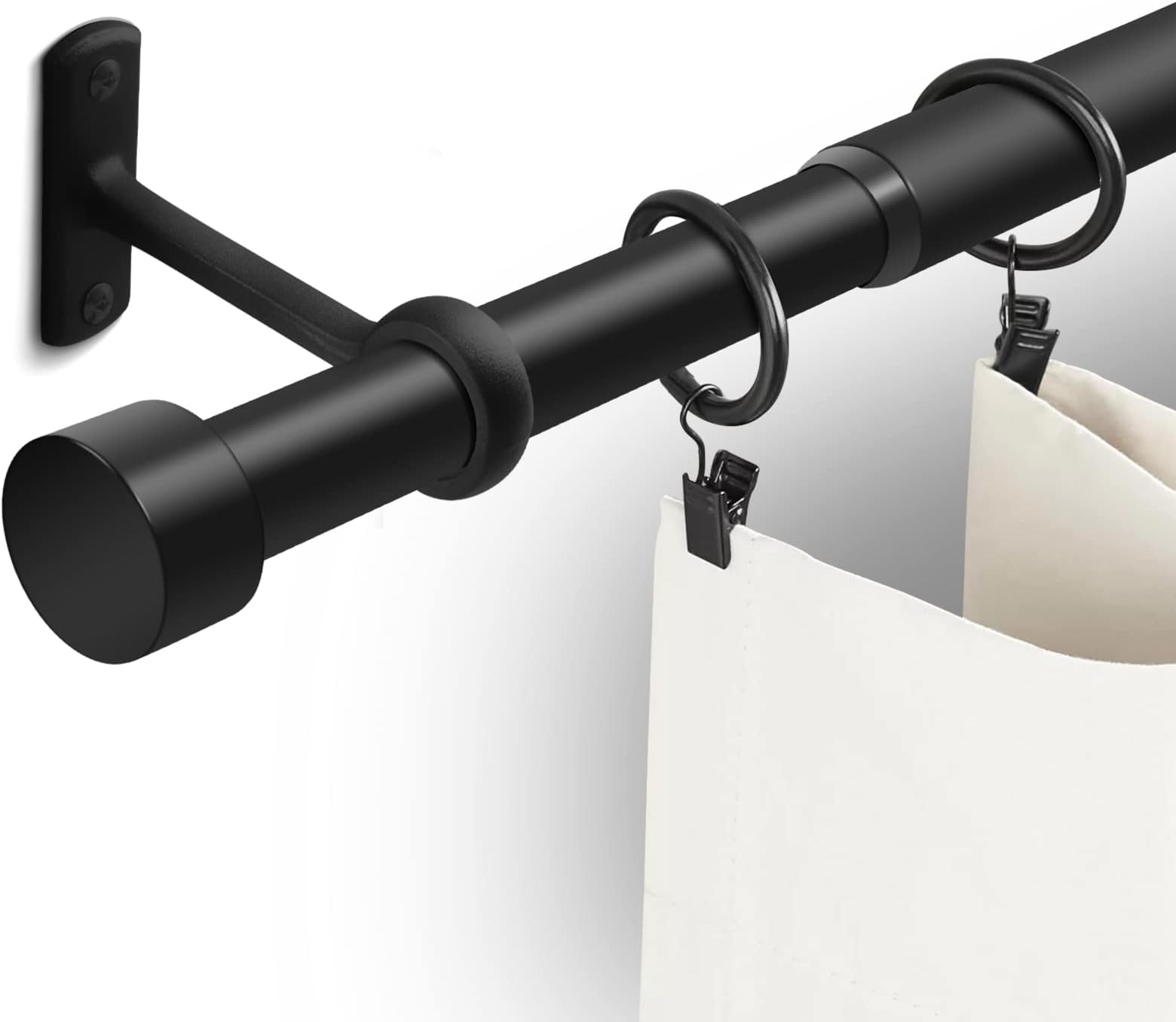 Amazon.com: A&F Rod Decor - Alloy Cordless Traverse Rod 48-86 inch ...