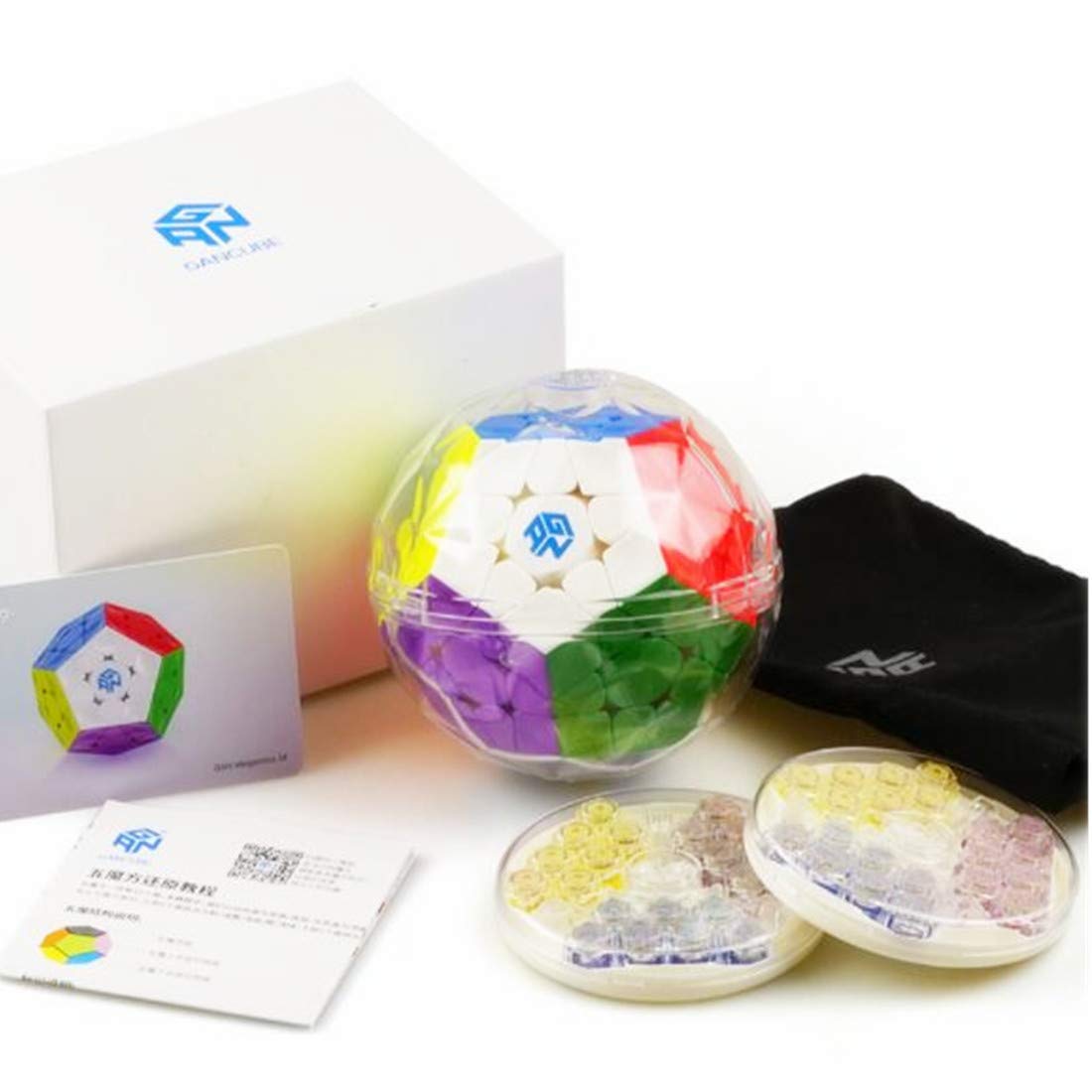 Buy CuberSpeed Gan Megaminx 3x3 Speed Cube Gans Megaminx M Stickerless ...