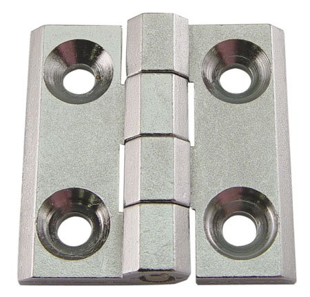 1.97" W, Countersink Type, Emka 180 Degree Screw On Hinges, Chrome ...