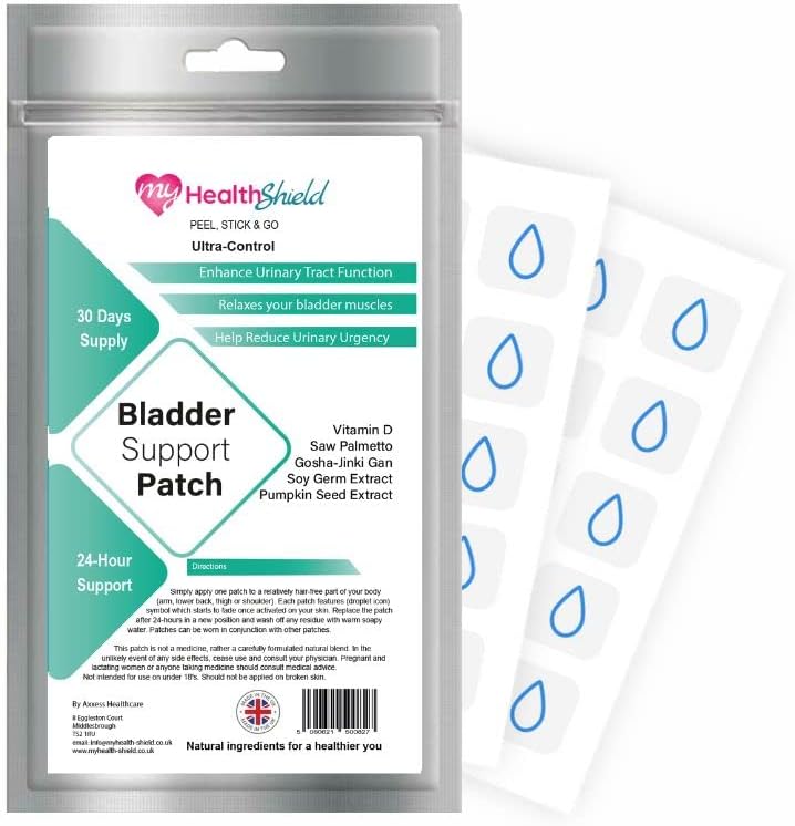 Ultra-Control Bladder Support Patches Supplement for Women & Men ...