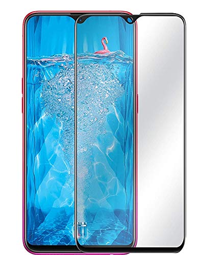 DD Brothers Screen Protector for Oppo F9 Pro (Black) Edge to Edge Full ...