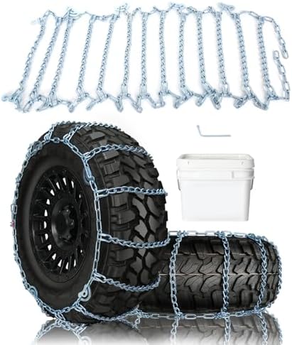 Amazon.com: SCITOO Snow Chains For Car Pickup Trucks SUV,Quick Easy ...