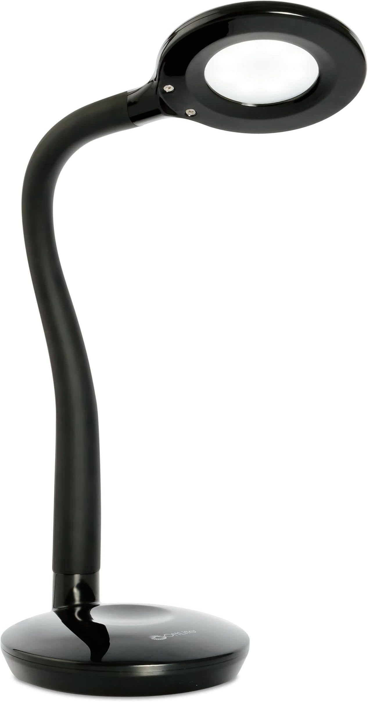 OttLite D59PNB-FFP Soft Touch Flex Led Lamp, Desk Lamp, Space Saving ...
