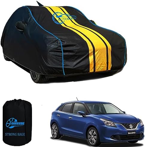 AUTOBIRSA Waterproof Car Body Cover for Maruti Baleno with Mirror and ...