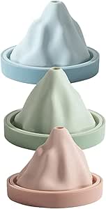 Amazon.com: Snow Mountain Shape Fun Ice Cube Trays - 3 Pieces Silicone ...