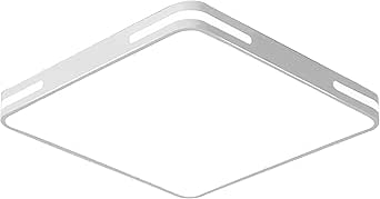 Full Spectrum Ceiling Light, Square 36W 6000K Daylight White Light ...