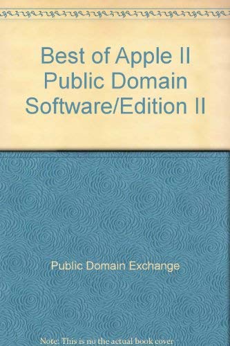 Buy Best of Apple II Public Domain Software/Edition II Book Online at ...