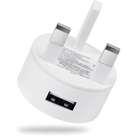 White Usb Plug Round Shape Plugs Uk 3 Pin Usb Adapter Plug Uk Usb Wall ...