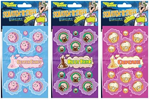 Amazon.com: Just For Laughs Dr. Stinky's Scratch N Sniff Stickers 3 ...