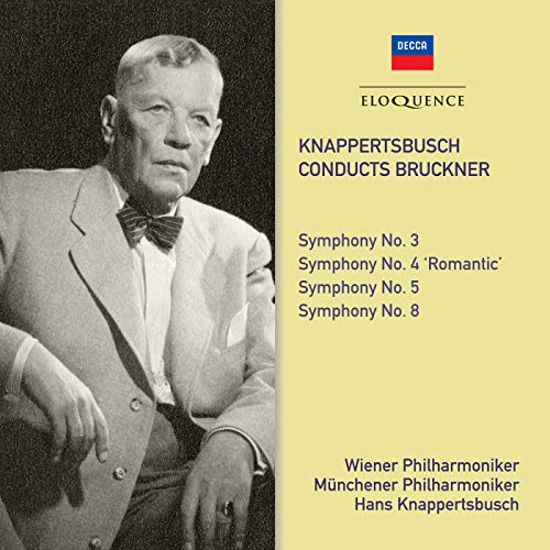 Amazon.com: Bruckner: Symphonies Nos. 3, 4, 5 & 8 : Hans Knappertsbusch ...
