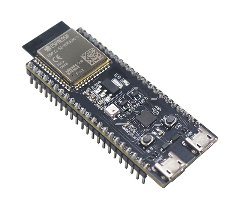 ESP32-S3-DevKitC-1U-N8R8,ESP32-S3-WROOM-1-N8R8, 8MB Quad Flash and 8 MB Octal PSRAM : Amazon.in ...