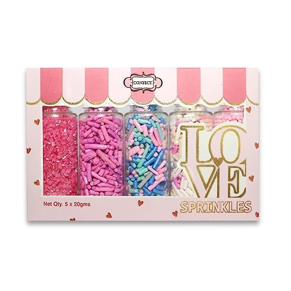Amazon.com: Sprinkles- Confect Sprinkles for Cakes & Cupcakes ...