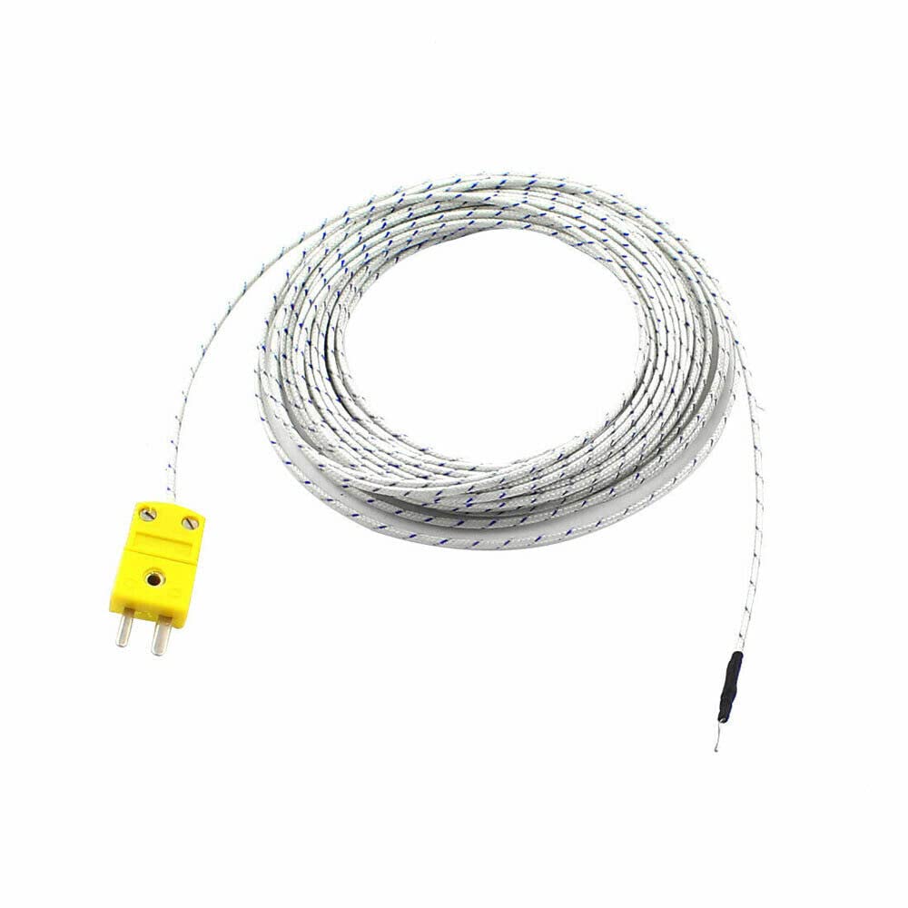 K-Type Temperature Testing Thermocouple Sensor Wire -50C to +200C 10m ...