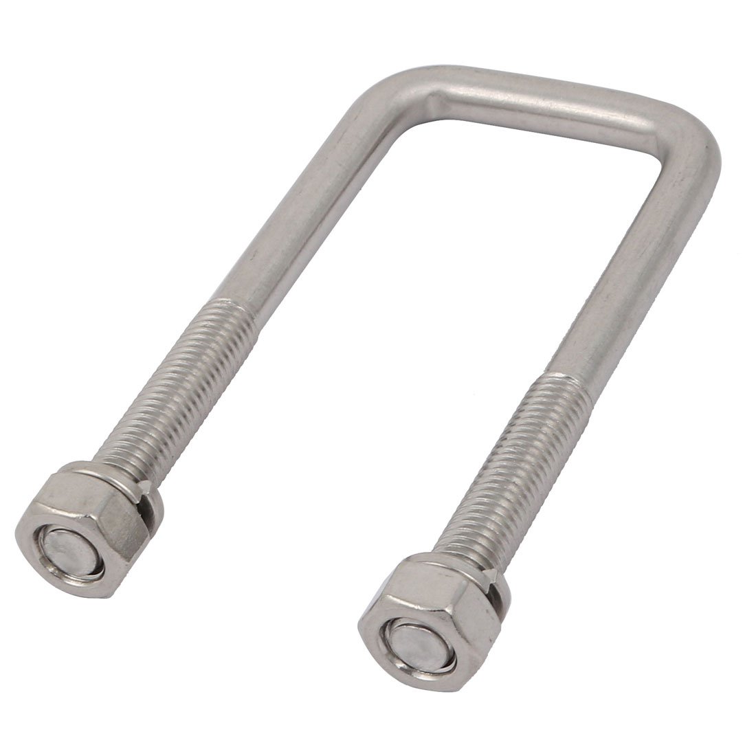 uxcell M10 Thread 40mm Inner Width 304 Stainless Steel Square U Bolt ...