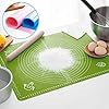 Amazon.com: LIMNUO Extra Large Silicone Pastry Mat Extra Thick Non ...