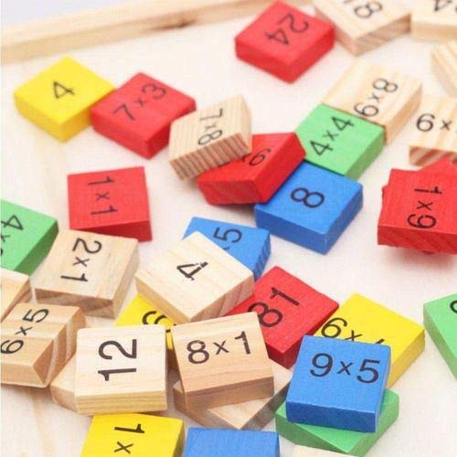 R H lifestyle Wooden Multiplication Table - Mathematics Learning Toy ...