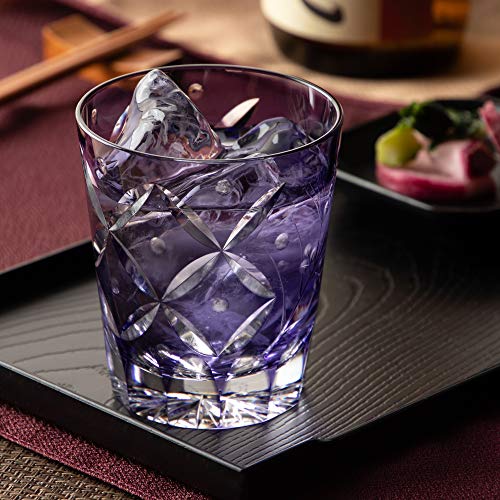Kagami Crystal (Edo Kiriko Shochu Rock Glass Traditional Craftsman Root ...