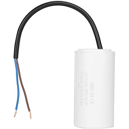 Amazon.com: CBB60 Run Capacitor, Wire Lead 250VAC 120uF 50/60Hz Capacitor for Motor Air ...