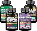 Amazon.com: Zoyava Shilajit 8-in-1 and Sea Moss 16-in-1 Supplement ...